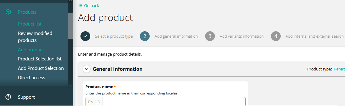 How to Add Products to commercetools Merchant Center
